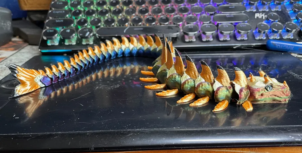 Sea Serpent 2 by Auntie Fa MakerWorld: Download Free 3D Models