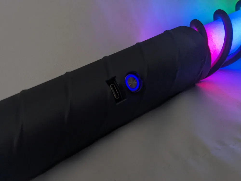 Spiral Scepter (LED Props Kit) - Free 3D Print Model - MakerWorld