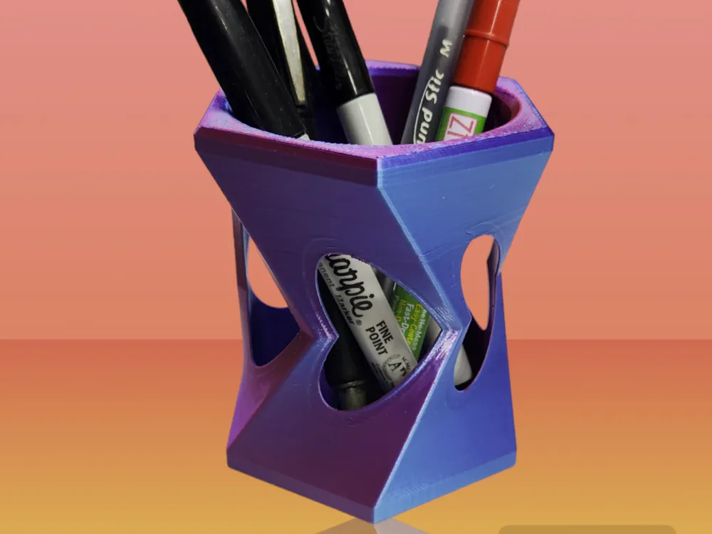 Heart Breaker pen cup - Free 3D Print Model - MakerWorld