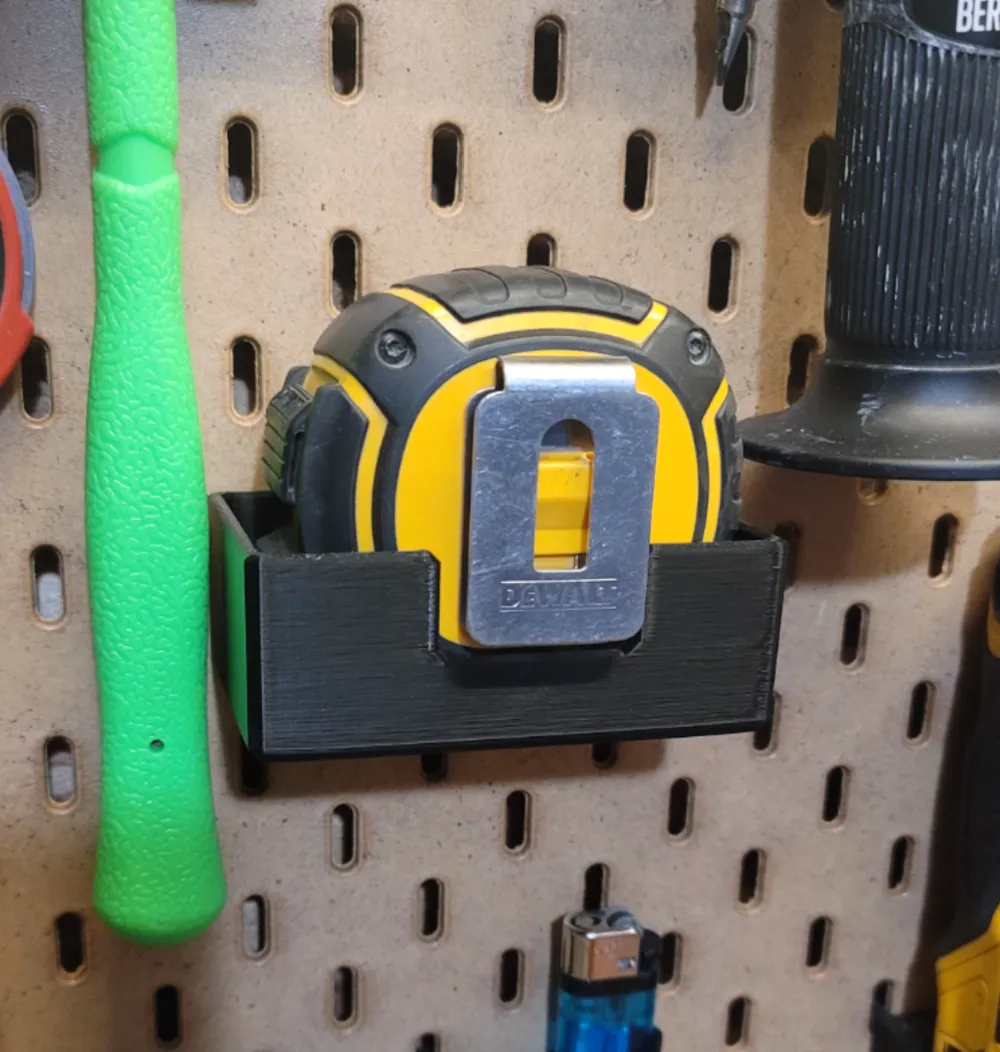 Skadis Dewalt Tape Measure Holder by Canwegian - MakerWorld