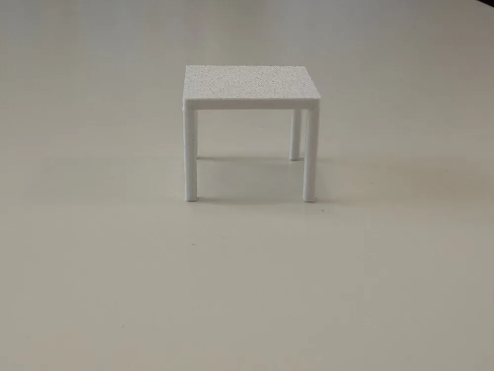 Mini table - IKEA LACK 1:23 - Free 3D Print Model - MakerWorld