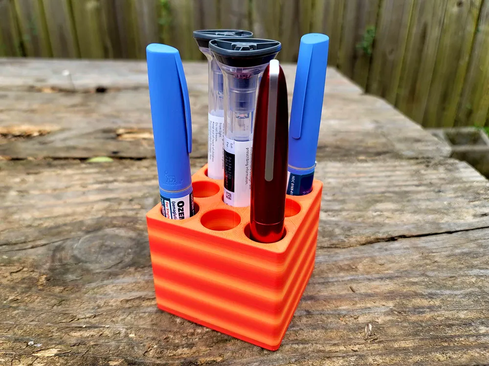 Organizer For 9 Insulin/GLP-1 Injection Pens by The Broken Circle ...