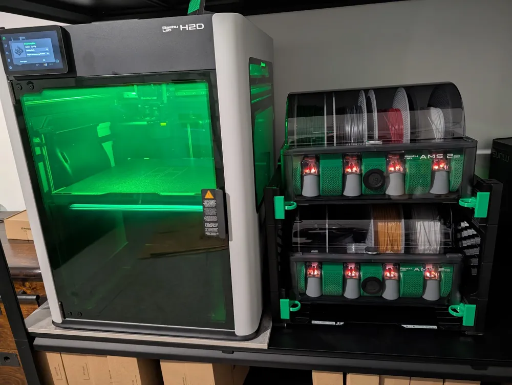 AM4xS - AMS 슬라이딩 스태킹 시스템 by Jaxel MakerWorld: 무료 3D 모델 다운로드