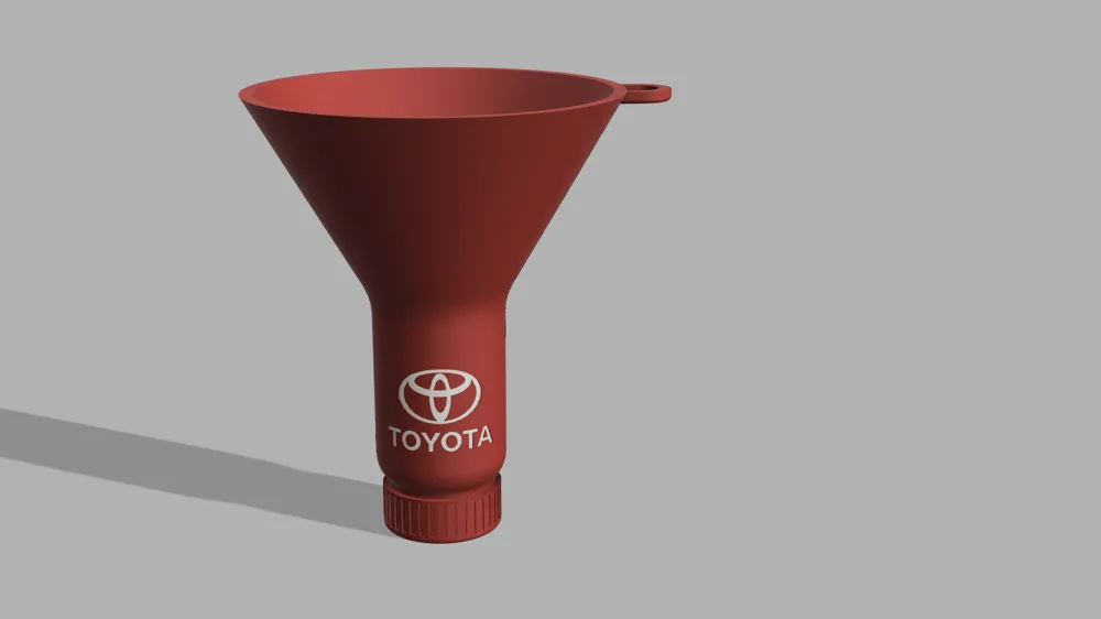 Toyota & Lexus Screw on Oil Funnel with Cap by Grapes MakerWorld ...