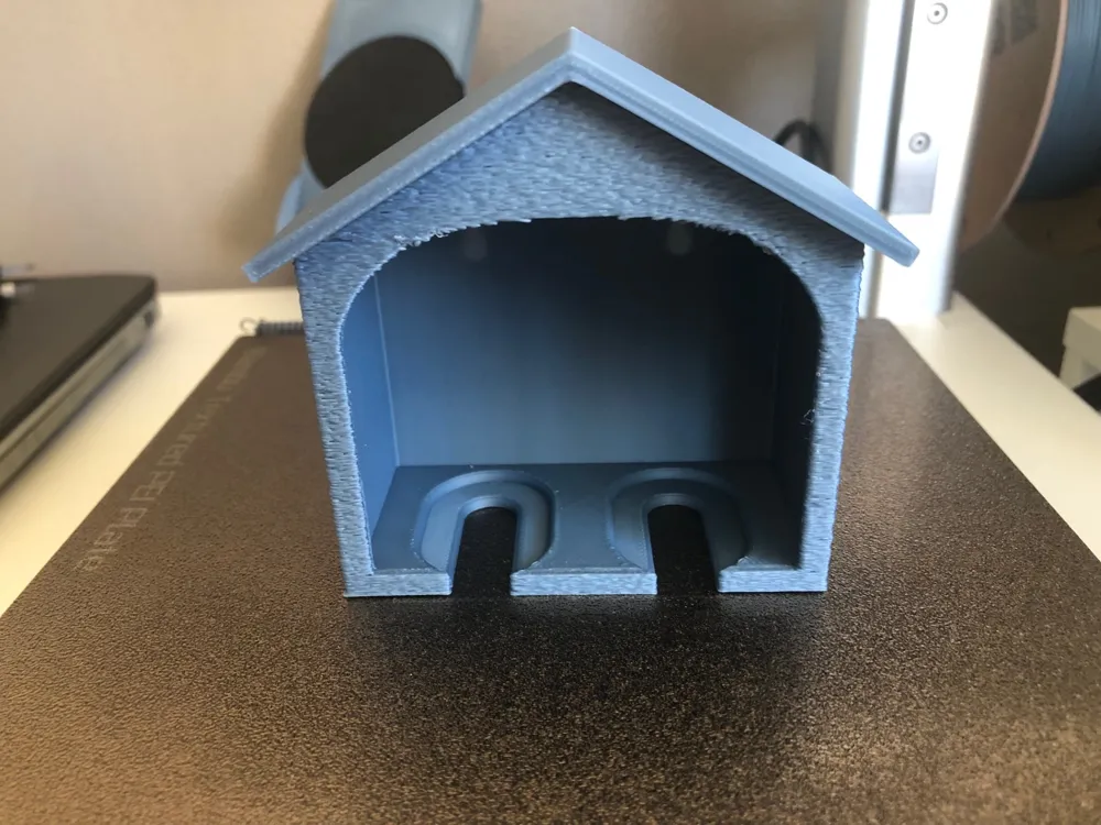 Key Holder (Dog House Design) - Free 3D Print Model - MakerWorld