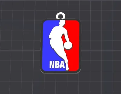 nba keychain /necklace charm (free for commercial) by dominator334 ...
