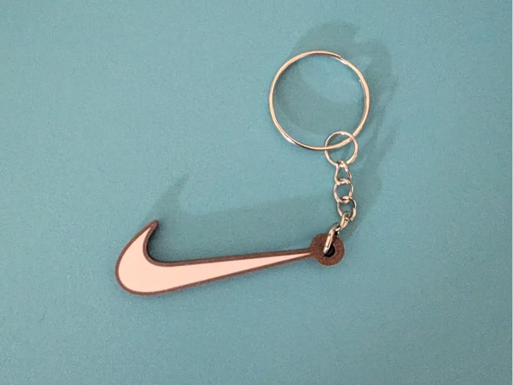 Nike logo keychain by andybraghieri MakerWorld: Download Free 3D Models