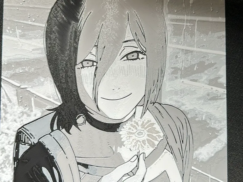 Reze Hueforge Chainsaw Man - Free 3D Print Model - MakerWorld