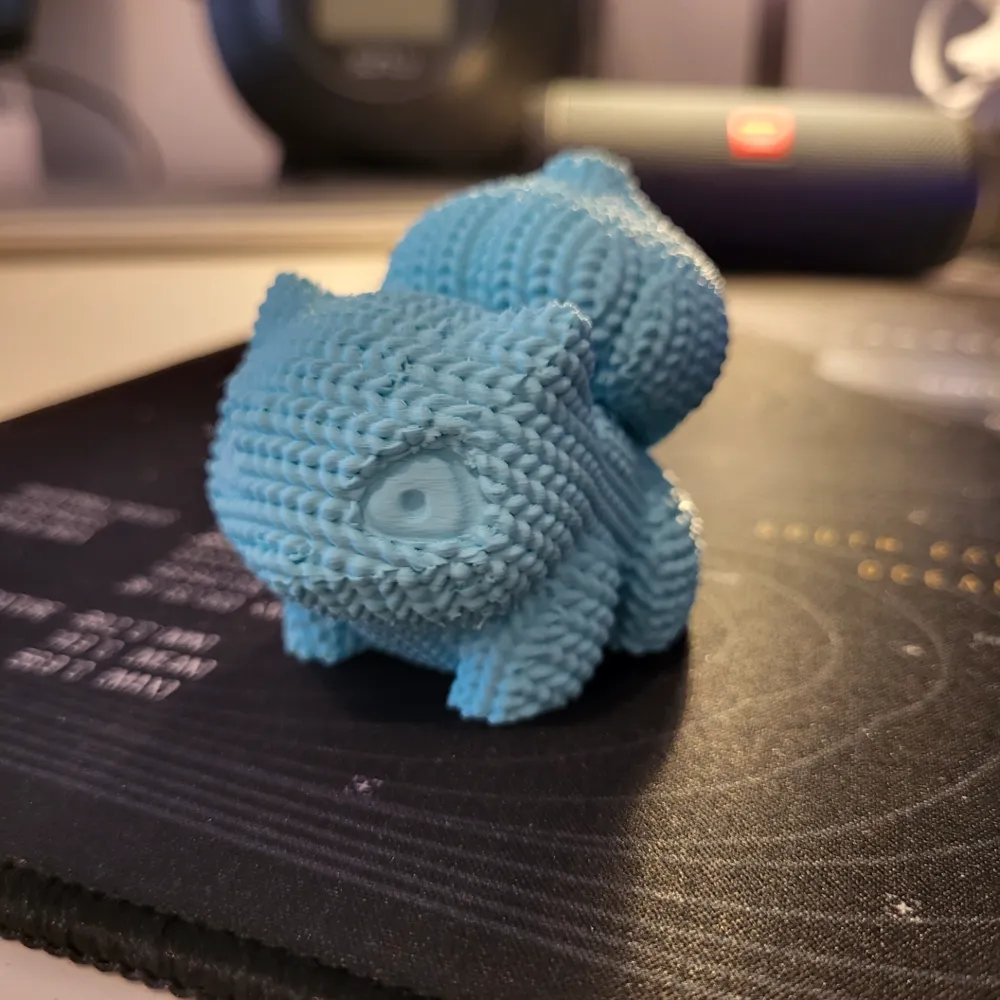 Knitted Pokemon Bulbasaur by GDDesign MakerWorld: Download Free 3D Models