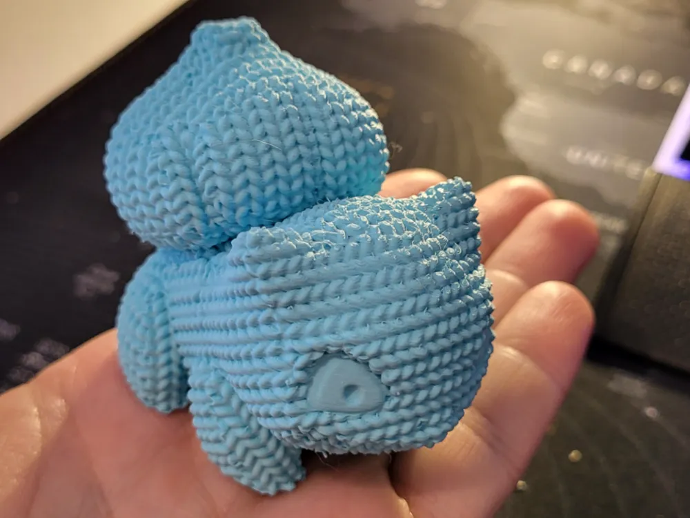 Knitted Pokemon Bulbasaur - Free 3D Print Model - MakerWorld
