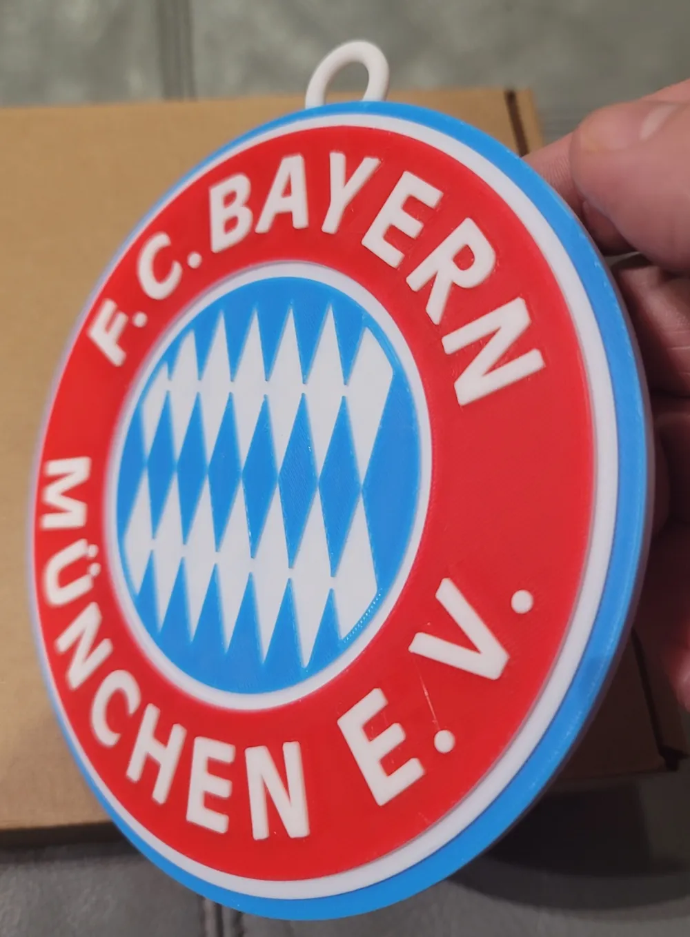 BAYERN MUNCHEN FC w/ LOOP 3d Logo 180mm series by mercadogarzas ...