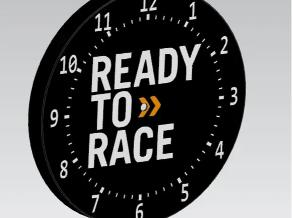 KTM Ready to Race wall clock Wanduhr - Free 3D Print Model - MakerWorld