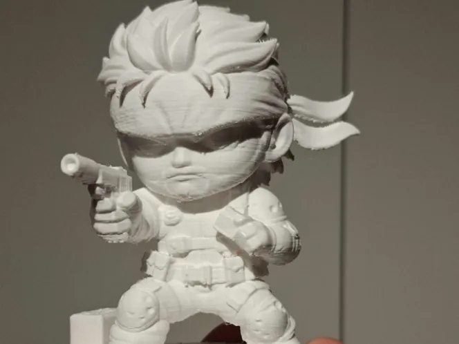 Solid Snake Chibi Version - Free 3D Print Model - MakerWorld