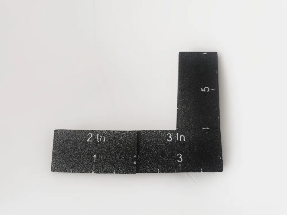Folding Inch Ruler for Wargames by Yappanappa - MakerWorld