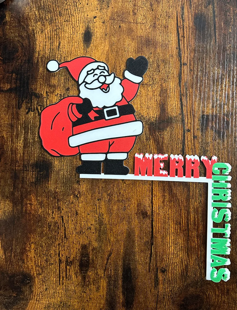Christmas Corner Santa Merry Christmas - Free 3D Print Model - MakerWorld
