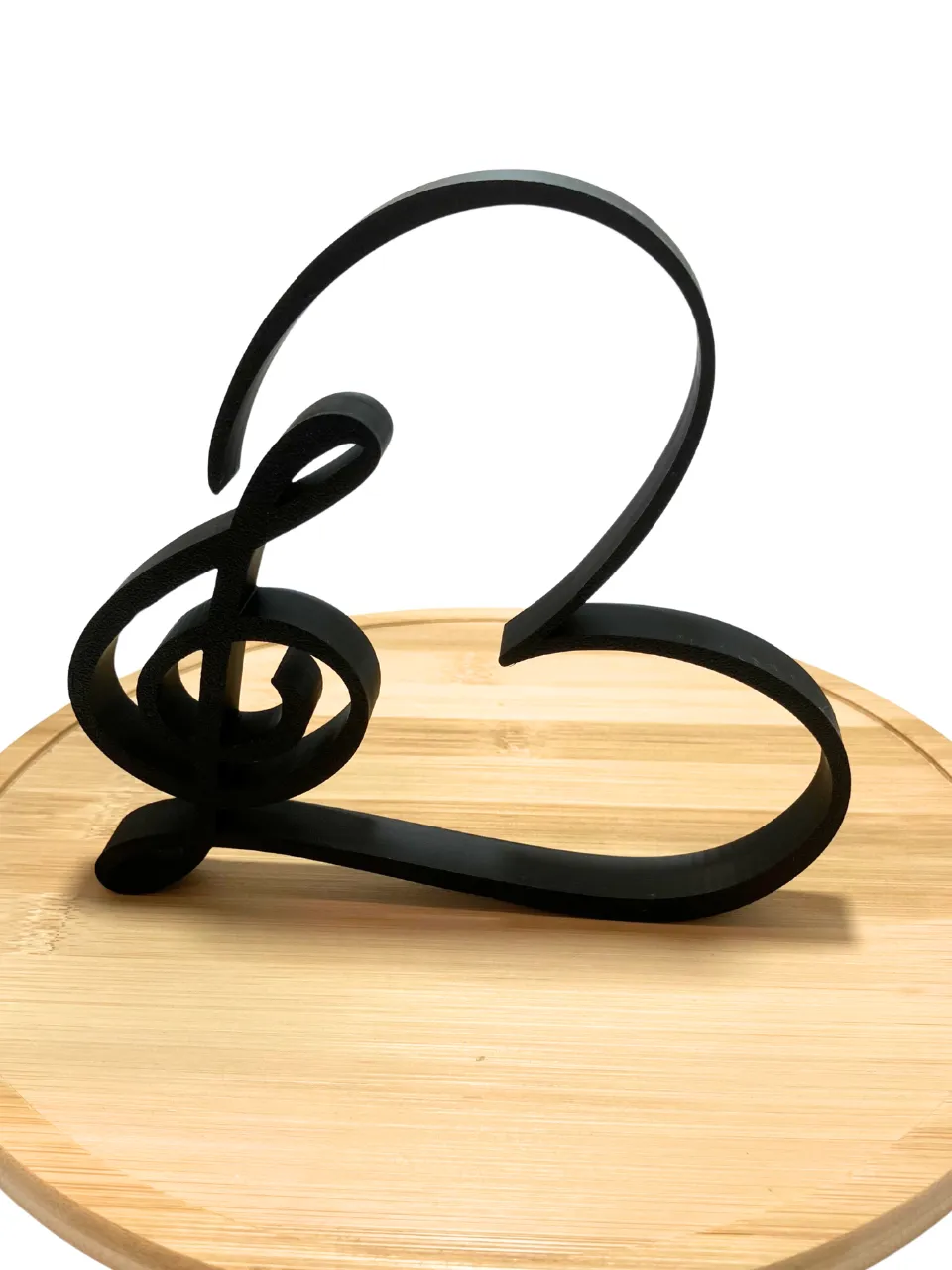 Music Heart & Treble Clef Desk Decor by A*i*m*e*e* - MakerWorld