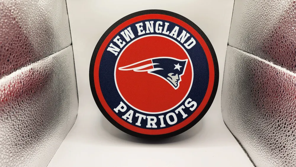 New England Patriots - Light Box - Free 3D Print Model - MakerWorld