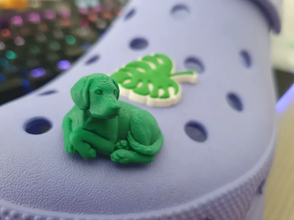 Labrador Croc Charm / Jibbitz by lyndon - MakerWorld