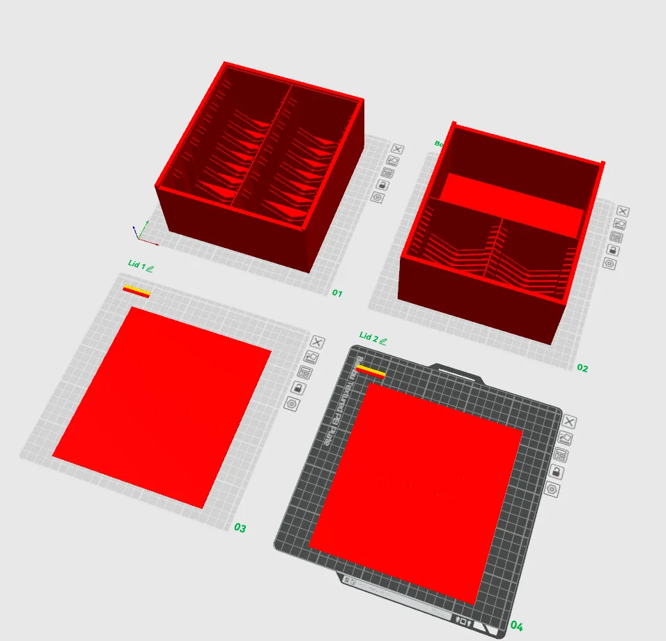 Catan Storage box for Interlocking tiles w/ lids Remixed by ...
