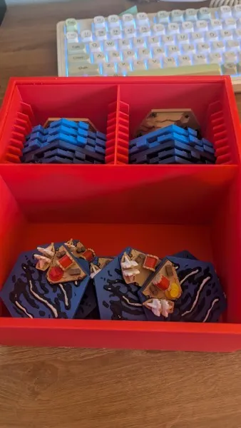 Catan Storage box for Interlocking tiles w/ lids Remixed by ...