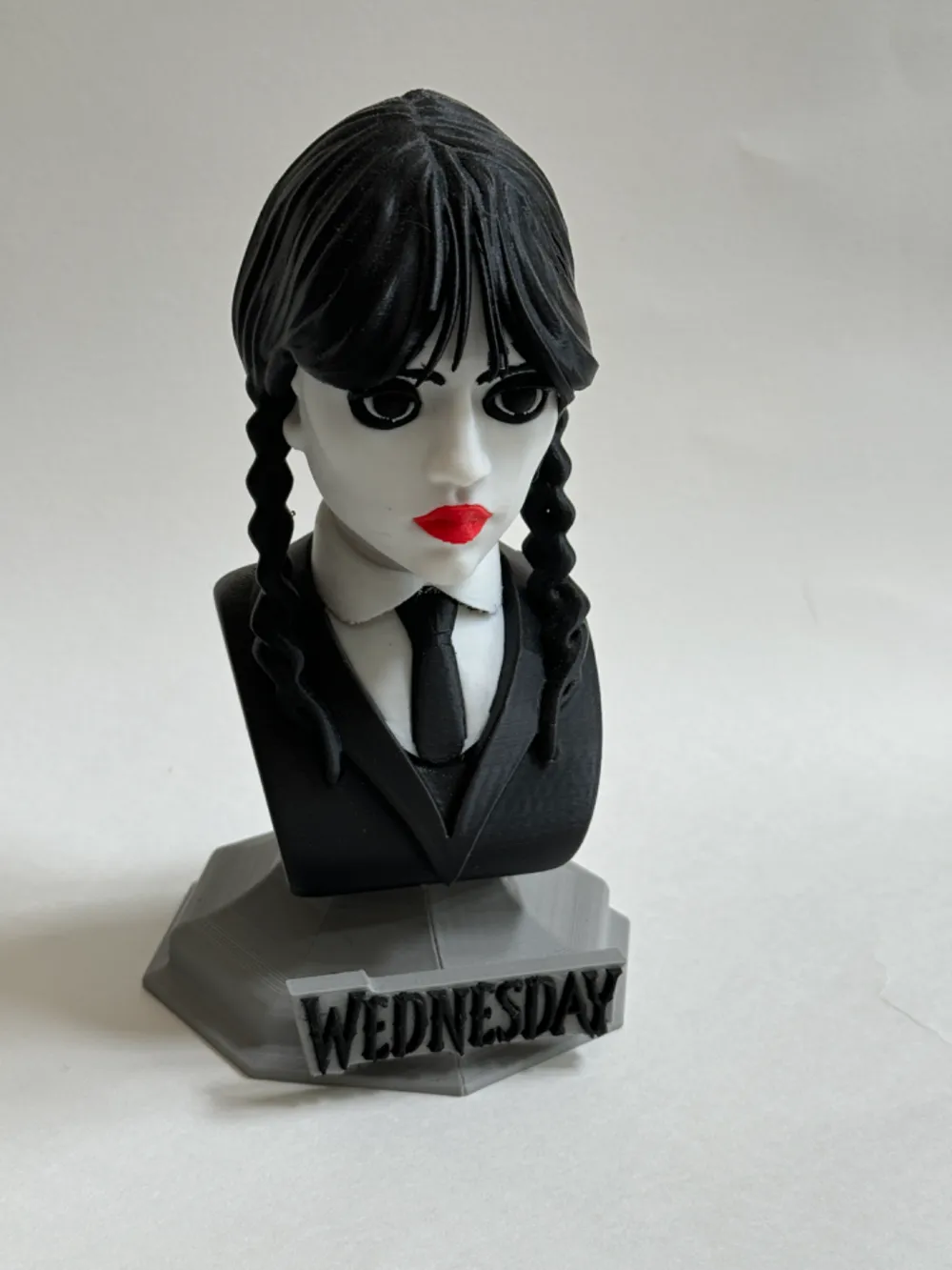 Wednesday Addams Bust by All Things STL MakerWorld: Download Free 3D Models