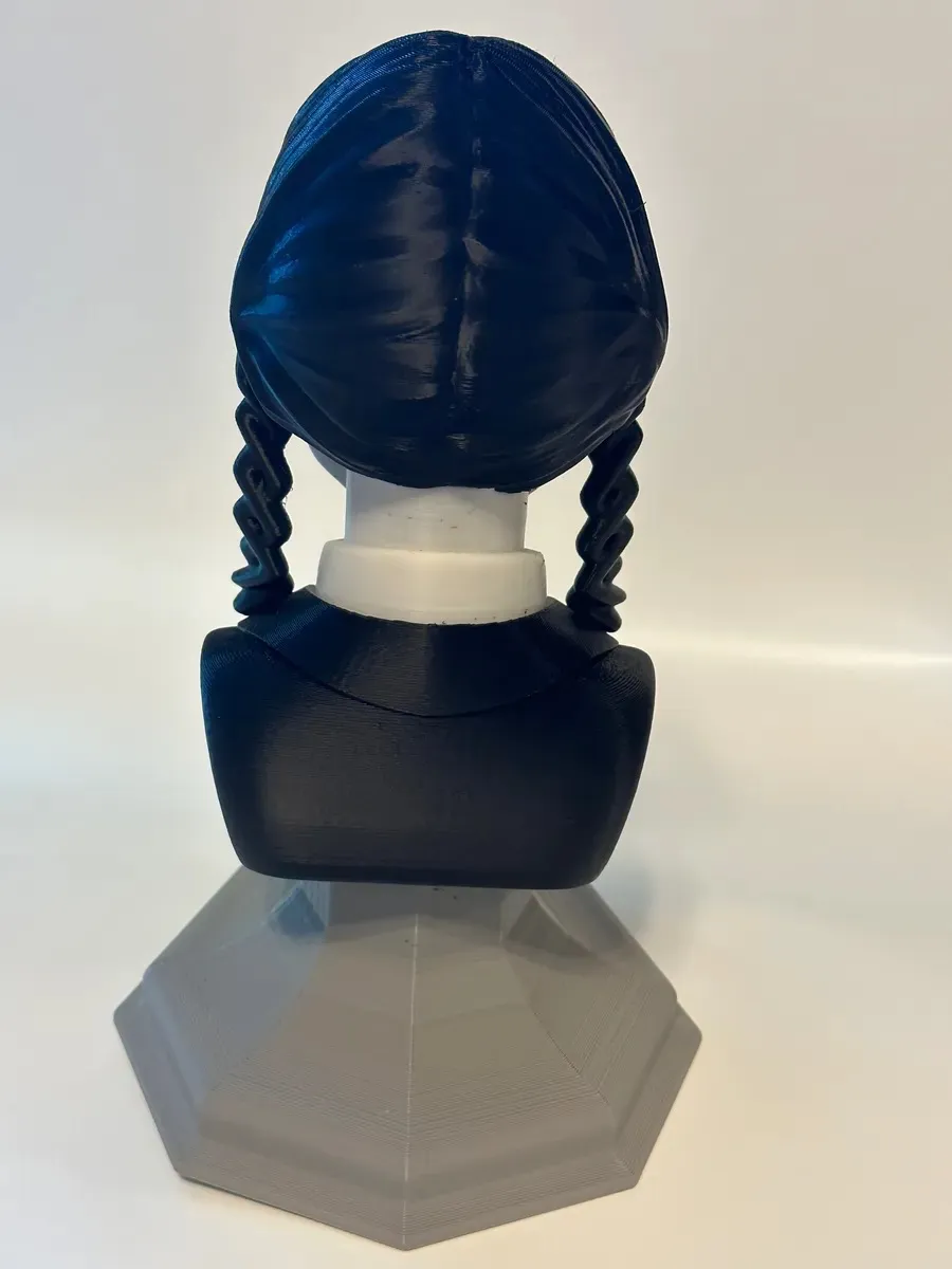Wednesday Addams Bust by All Things STL MakerWorld: Download Free 3D Models