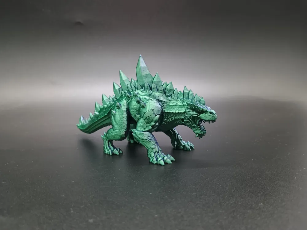 Crystal Emerald Dragon Miniature - DnD RPG Fantasy - Free 3D Print ...