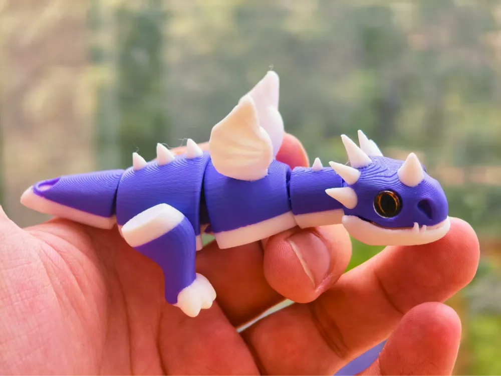 Young Deadly Nadder Charm - Free 3D Print Model - MakerWorld
