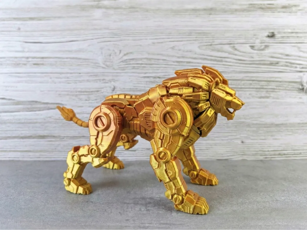 Articulated Mecha Lion - Free 3D Print Model - MakerWorld