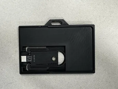 ID Card Holder with Yubikey Slot - Free 3D Print Model - MakerWorld