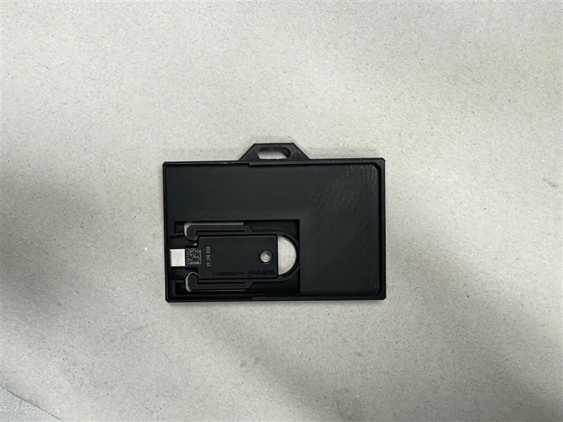 ID Card Holder with Yubikey Slot - Free 3D Print Model - MakerWorld