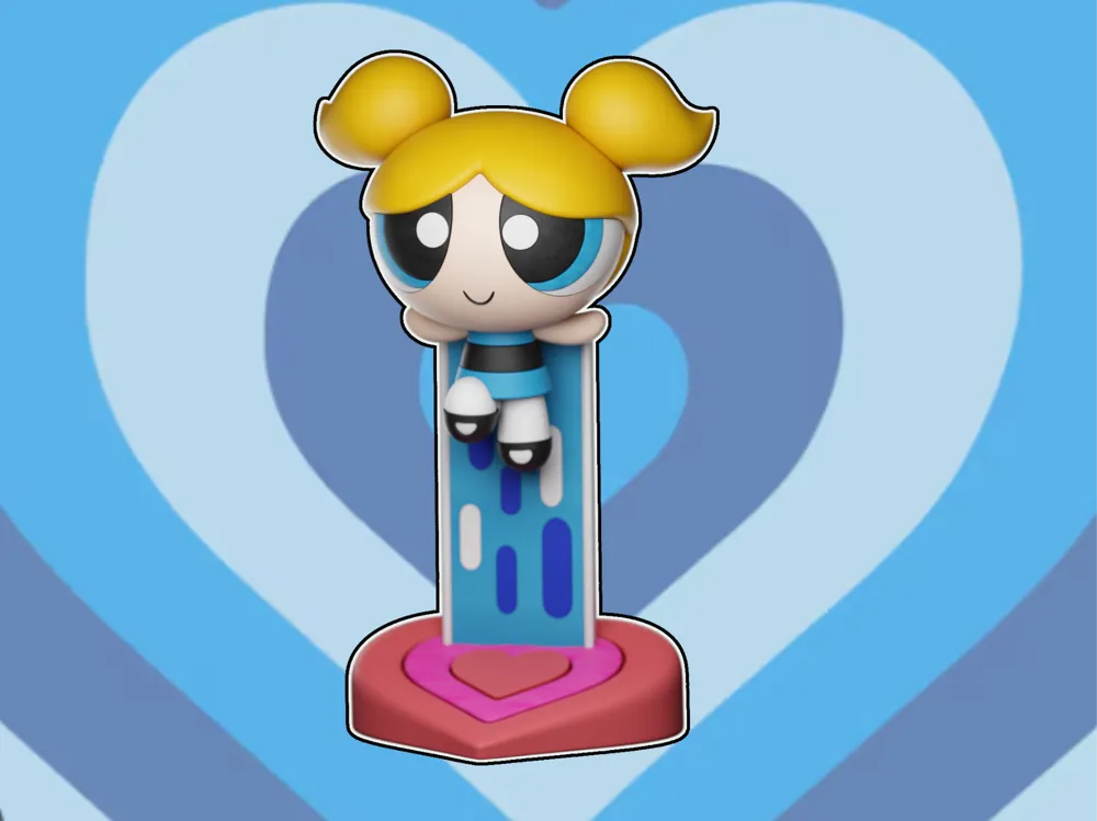 Powerpuff Girls Bubbles by SnK3DD MakerWorld: Download Free 3D Models
