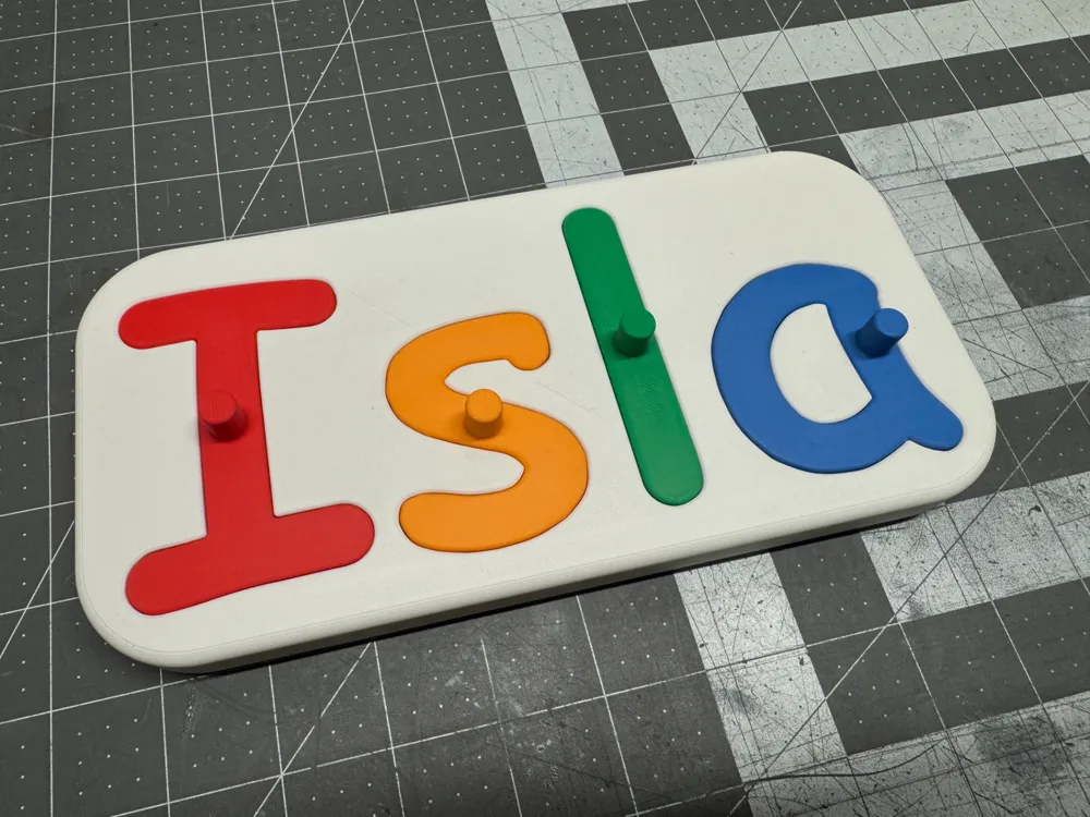 Toddler Spelling Toy _ Isla by SlipperySalmon - MakerWorld