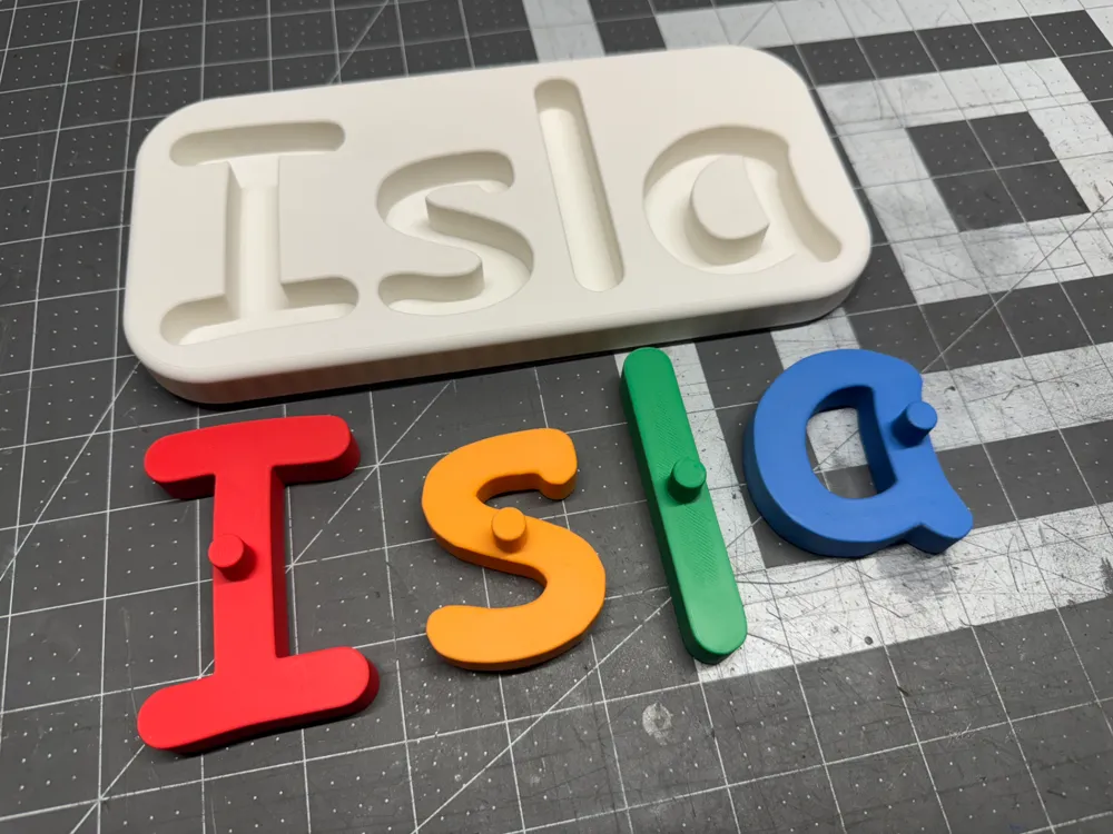 Toddler Spelling Toy _ Isla by SlipperySalmon - MakerWorld
