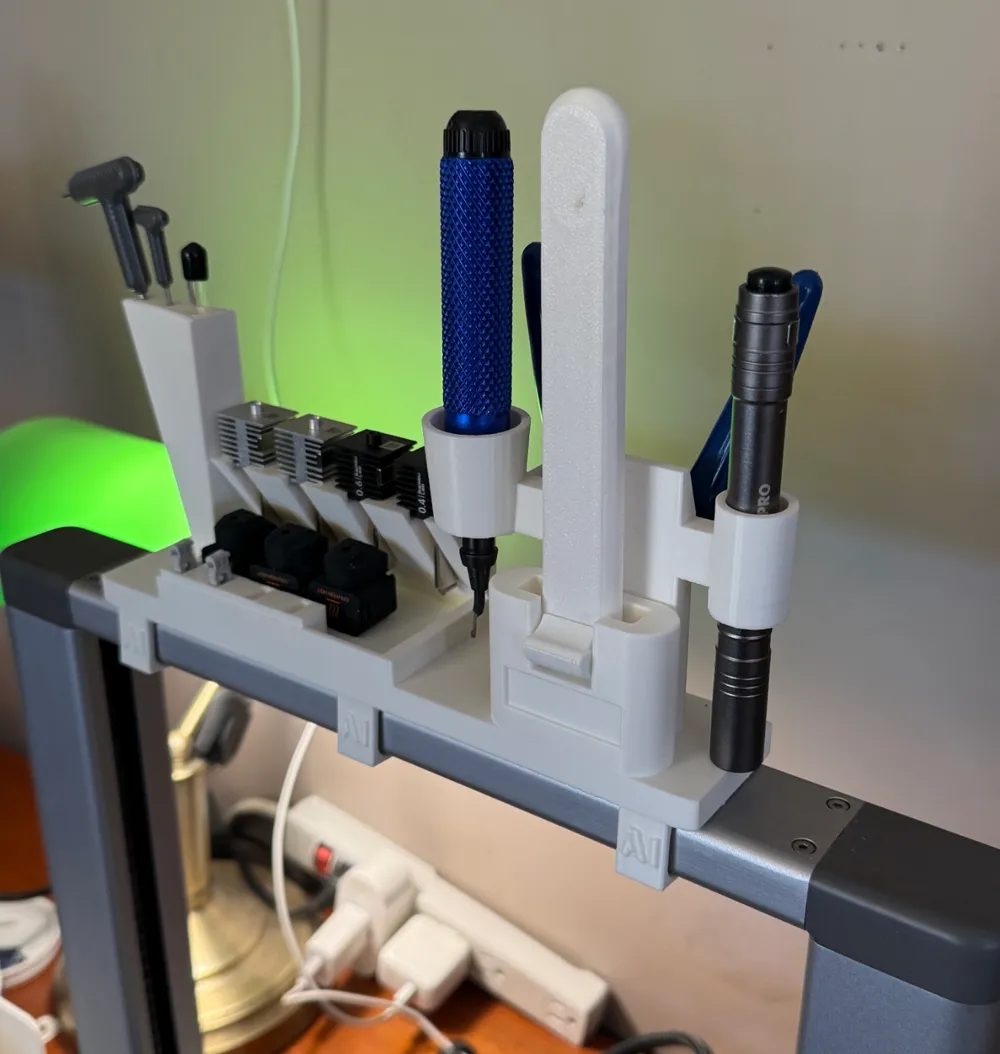 Bambu A1 Top Rail Tool Holder by Quorlan - MakerWorld