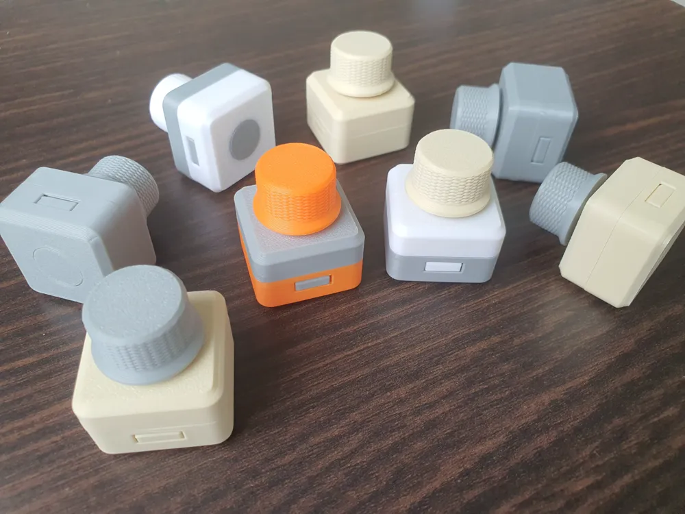 Clack Knob! V2 - Clicky Fidget Toy - 40 Min Print - Free 3D Print Model ...