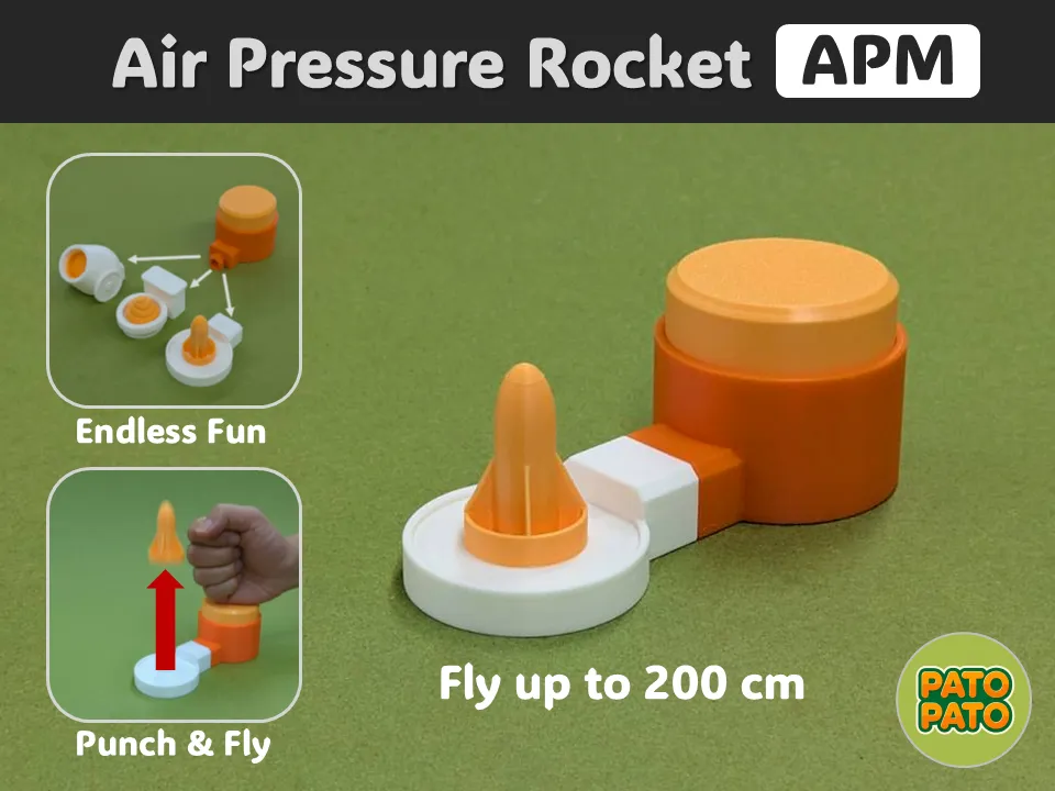Air Pressure Rocket - APM by Patopato_DesignMakerWorld: Download Free ...