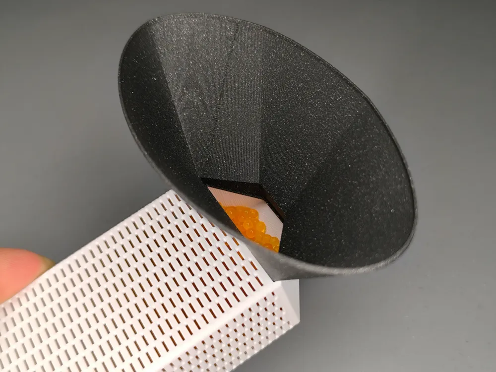 Funnel for "Handy AMS Silica Dry Box" Remixed by BamBam Design - MakerWorld
