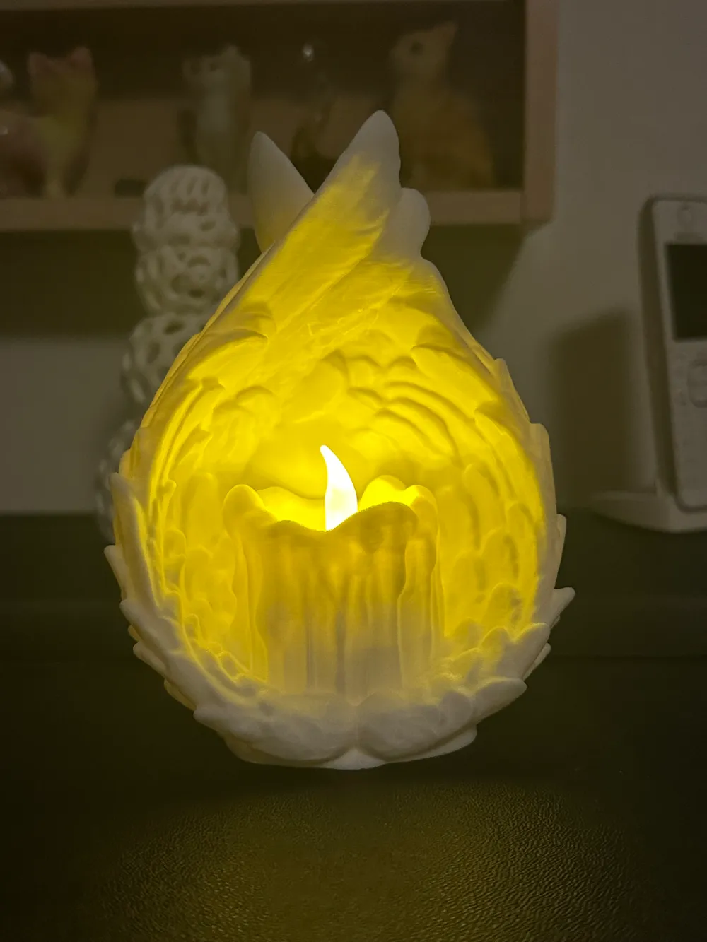 LED Tealight with Angel Wings by F&H - MakerWorld