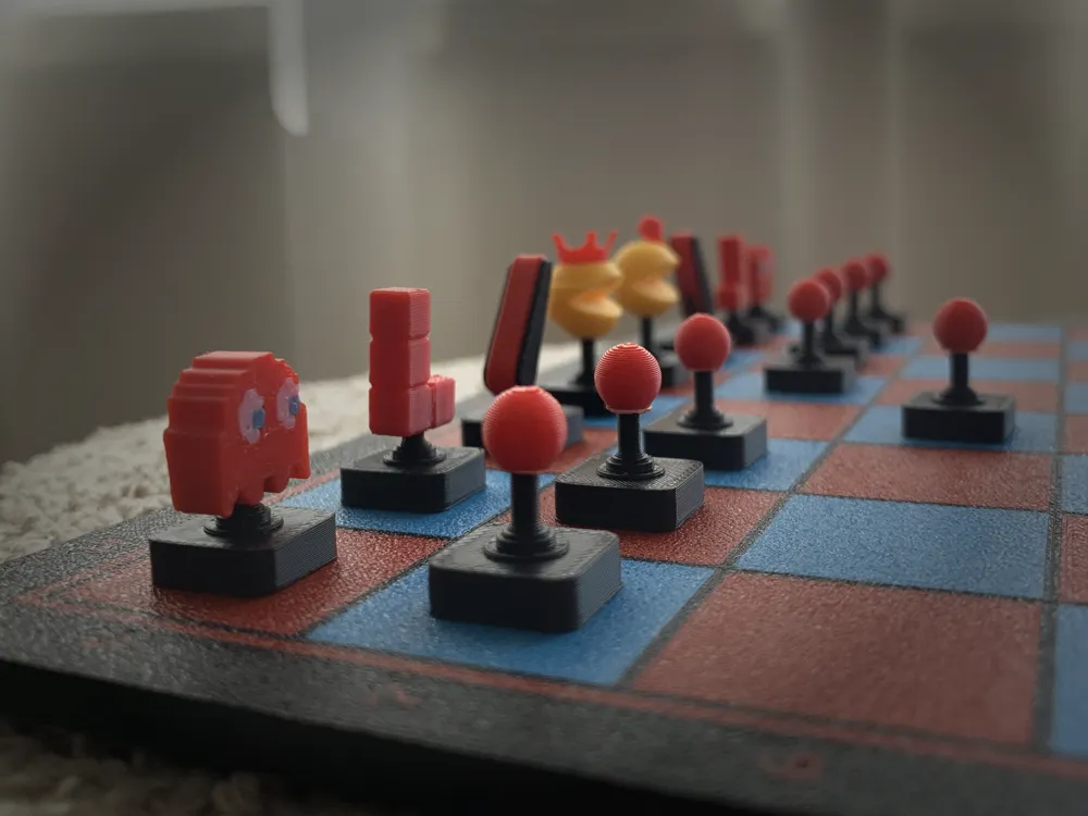 Mini Arcade Chess Set by The Cupcake Guy MakerWorld: Download Free 3D ...
