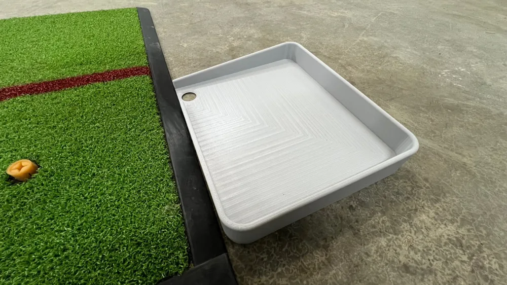 Golf Ball Tray, Sloped, Self Feeding - Free 3D Print Model - MakerWorld
