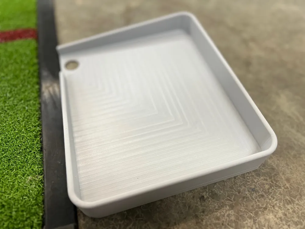 Golf Ball Tray, Sloped, Self Feeding - Free 3D Print Model - MakerWorld