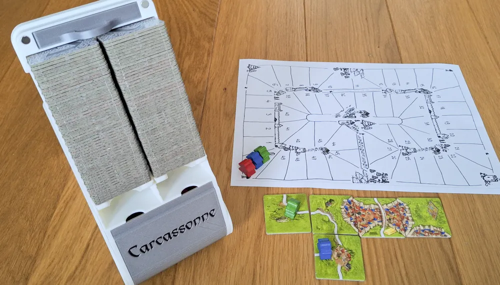 Carcassonne modular Travel/Play/Store box by Frantisek23 MakerWorld ...