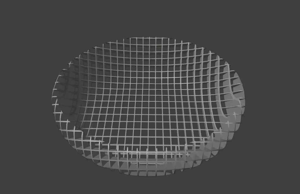 Squares See Through Bowl - Angled by A2Modeling MakerWorld: Download ...