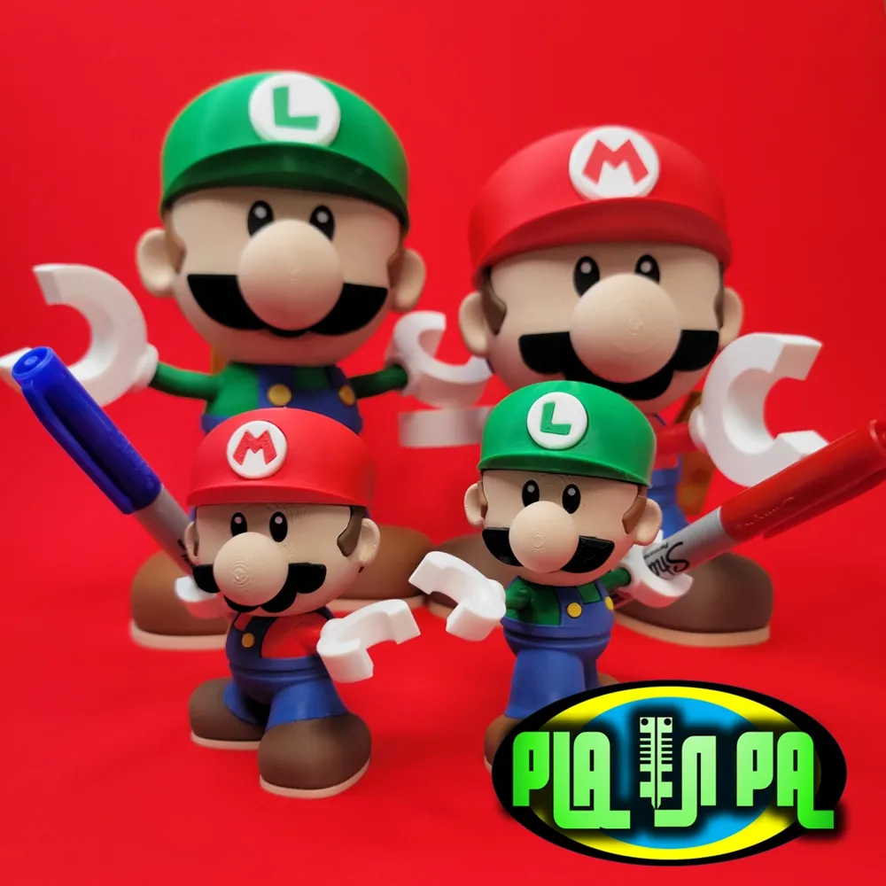Articulating Toy Mini Mario multi part - Free 3D Print Model - MakerWorld