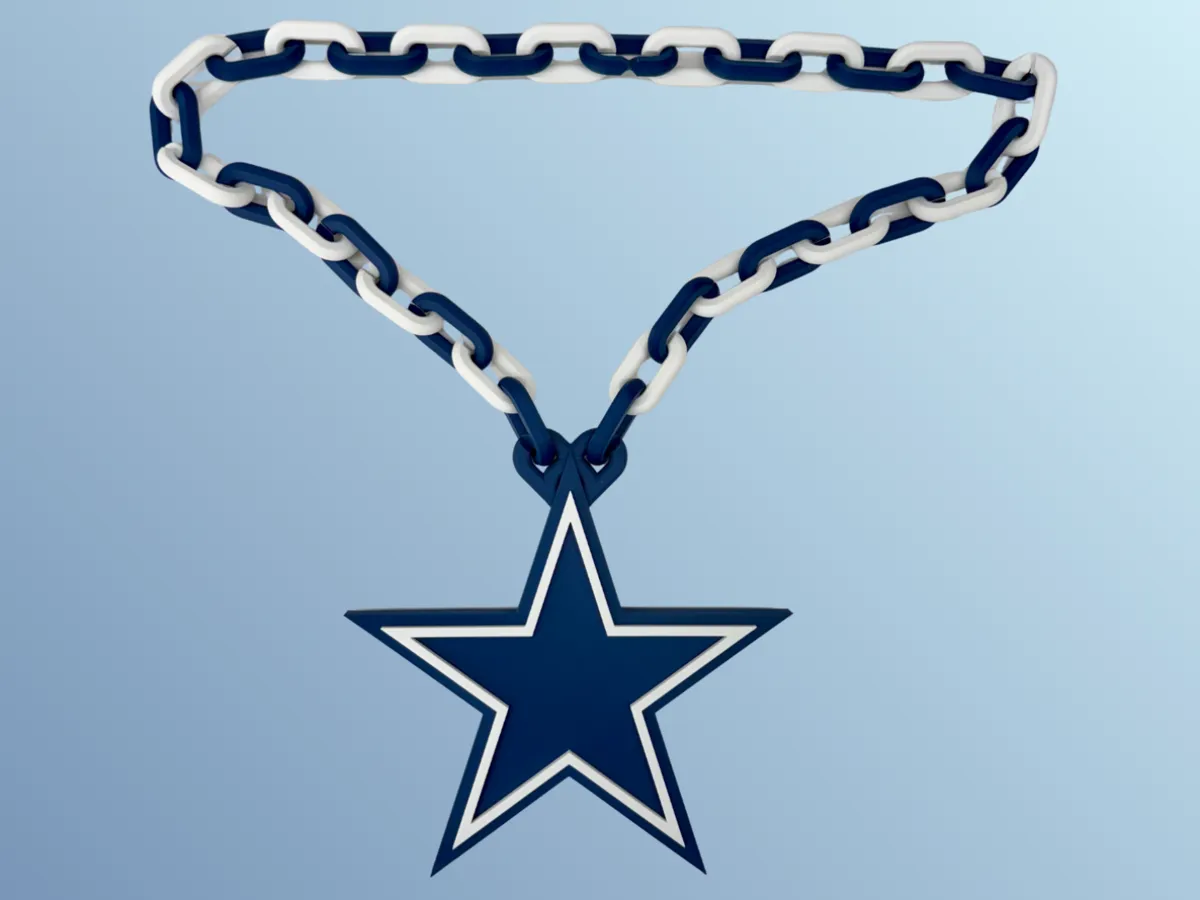 Dallas Cowboys - Mega Fan Chain - Free 3D Print Model - MakerWorld