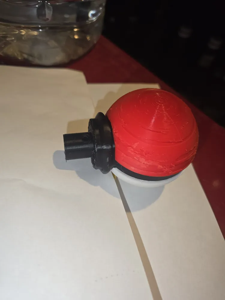 No AMS Poke Ball Door Knob (M3) - Free 3D Print Model - MakerWorld