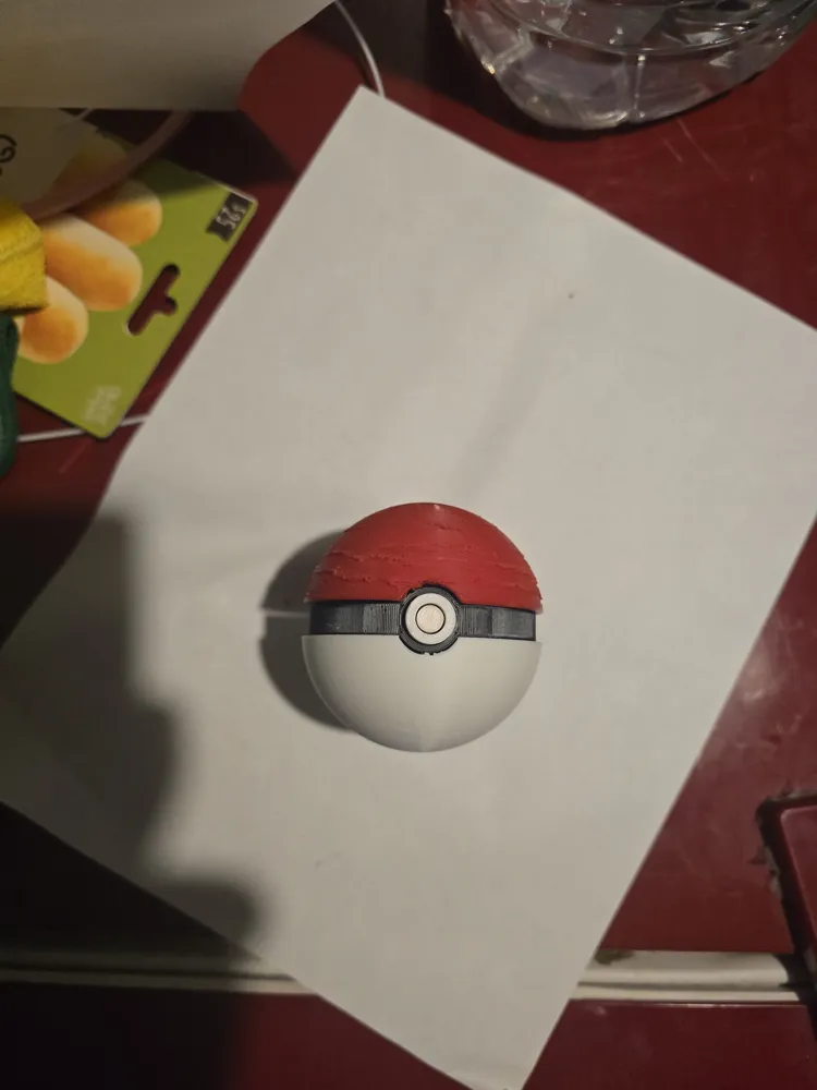 No AMS Poke Ball Door Knob (M3) - Free 3D Print Model - MakerWorld
