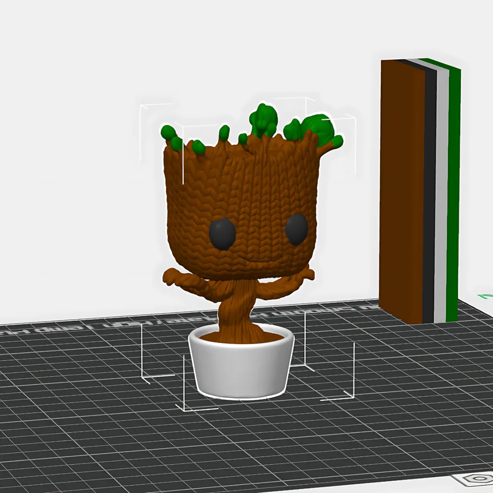 Plant Knitted Baby Groot by JadeProduck MakerWorld: Download Free 3D Models