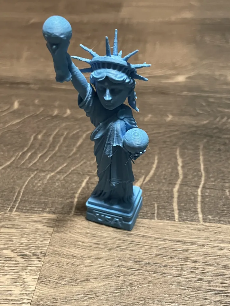 World Cup Statue of Liberty Desk Display - Free 3D Print Model - MakerWorld